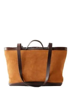 Dries Van Noten Suede Tote - Brown