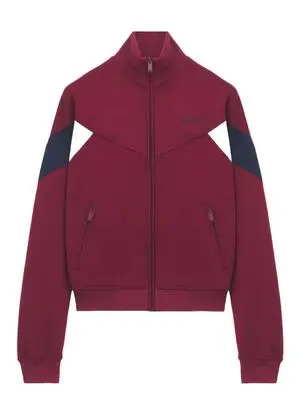 Alexander McQueen Panelled Chevron Track Jacket - Red
