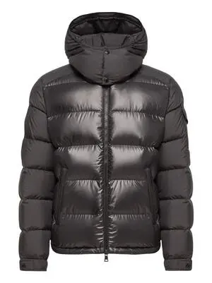 Moncler Maya Hooded Short Down Jacket - Black