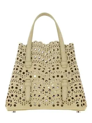 Alaïa Sage Nubuck Mina 20 Handbag - Green
