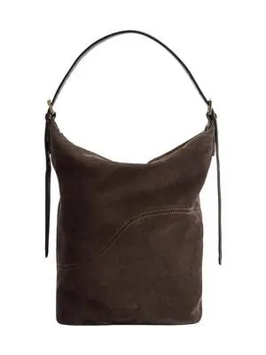 ATP ATELIER Tolve Suede Tote Bag - Walnut