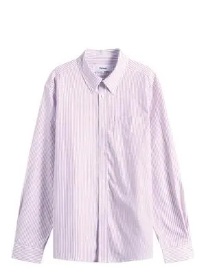 PALMES Deuce Oxford Shirt - Red Stripe