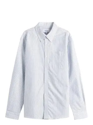 PALMES Deuce Oxford Shirt - Blue Stripe