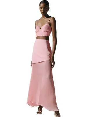 BAOBAB Roma Maxi Skirt - Rosa Spritz