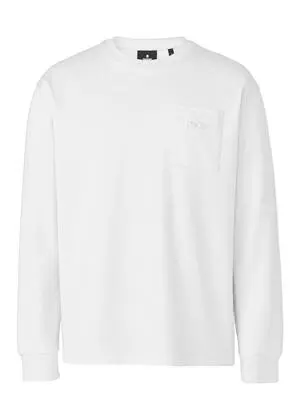 Mackage Trey Long Sleeve Crew Neck T-shirt - White