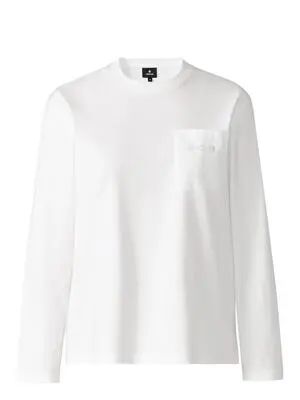 Mackage Bao Organic Cotton T-shirt With Pocket - White