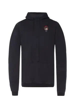 BEN TAVERNITI UNRAVEL PROJECT Unravel Project Hooded Sweatshirt With Graphic Detail Black