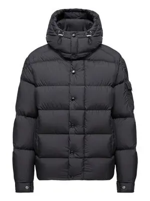 Moncler Maya 70 Hooded Short Down Jacket - Black
