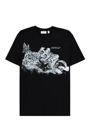 Off-White Logo Printed Crewneck T-shirt - Black