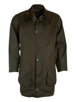Barbour Northumbria Waxed Cotton Jacket - Olive
