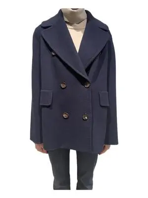 Max Mara Long Sleeve Collared Jacket - Black