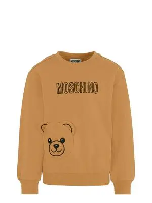Moschino Bear Motif Sweatshirt - Brown