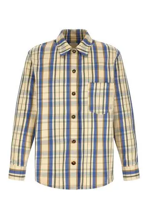 A.p.c. Nathan Checked Overshirt - Yellow