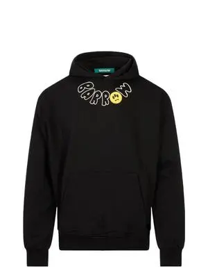 BARROW Teddy Bear Graphic Hoodie - Black