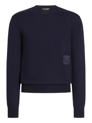 Dolce & Gabbana Virgin Wool Pullover - Blue