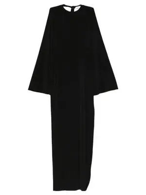 DARKPARK Jenna Maxi Dress With Split Cuffs - Black