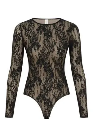 Zimmermann Lace Bodysuit - Black