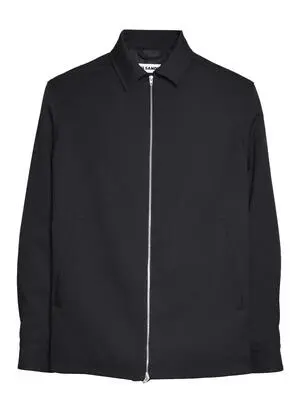 JIL SANDER Zip-up Long-sleeved Jacket - Black