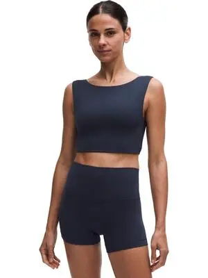 Lululemon Bend This Boat And Scoop Bra True Navy