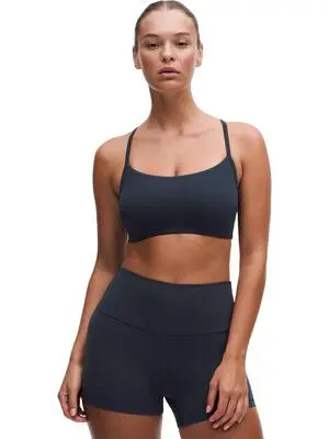 Lululemon Flow Y Bra Light Support, C/d Cup - True Navy