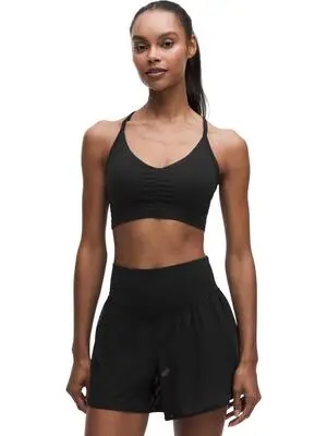 Lululemon Flow Y Ruched Bra - Black