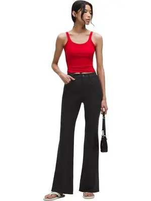 Lululemon Easyfive High-rise Subtle-flare Pant - Black