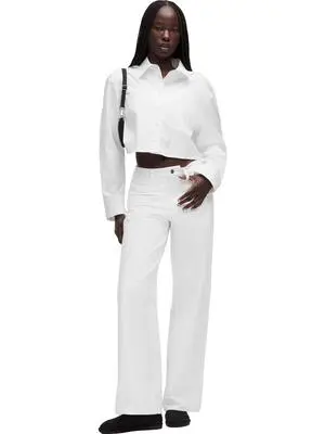 Lululemon Lululemon Easyfive Low-Rise Classic Wide-Leg Pant White