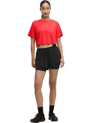 Lululemon Lightweight 2-in-1 High-rise Running Shorts - Black