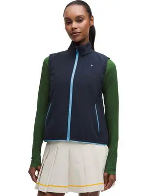 Lululemon Lightweight Golf Vest With High Neck - True Navy/ocean Wave