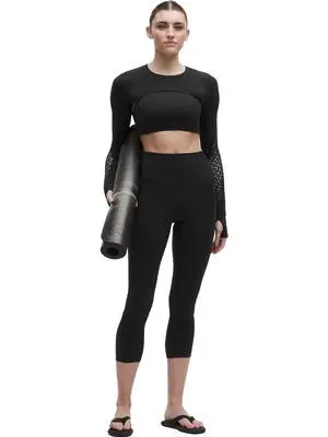 Lululemon Align No-line High-rise Crop 23" Leggings - Black