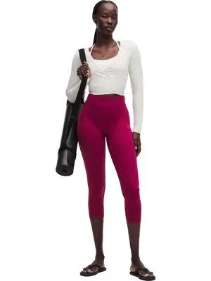 Lululemon Align No-line High-rise Crop 23" Leggings - Raspberry Rave