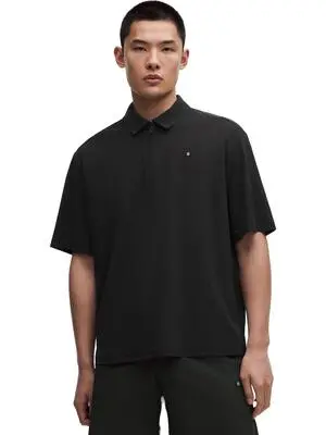 Lululemon Oversized Golf Polo Shirt - Black