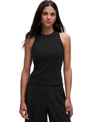 Lululemon Ribbed Cotton-blend Tank Top - Black