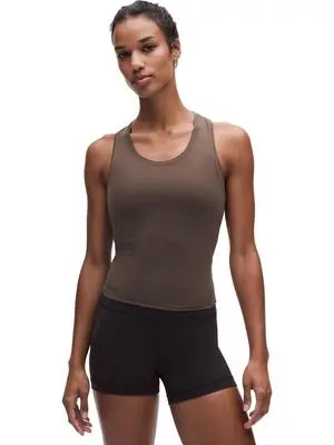 Lululemon Unrestricted Power Racerback Tank Top - Pinecone