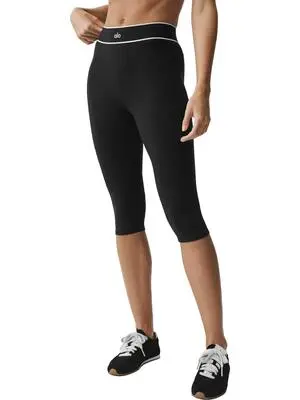 ALO ALO Softsculpt High-Waist Amp It Up Capri Pants