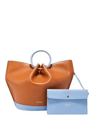 SAONARA BRAND Saonara Capazo Bag In Leather - Brown