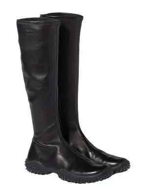 Miu Miu Stretch Nappa Leather Boots - Black