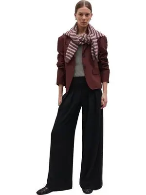 ME+EM Wide-leg Trousers - Black