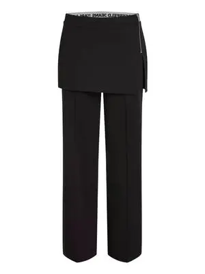 Karl Lagerfeld Embellished Straight Trousers - Black