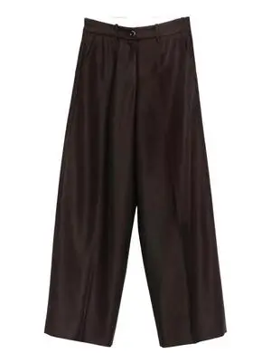 NINE:INTHE:MORNING Nancy Belt-loops Pants - Brown