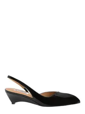 JIL SANDER Pointed Toe Slingback Pumps - Black