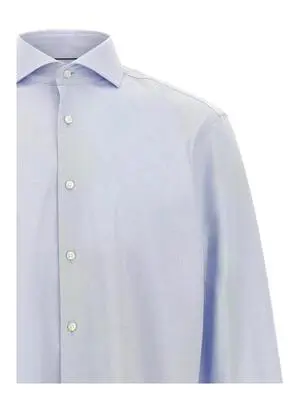 BOSS Oxford Cotton Shirt - Blue