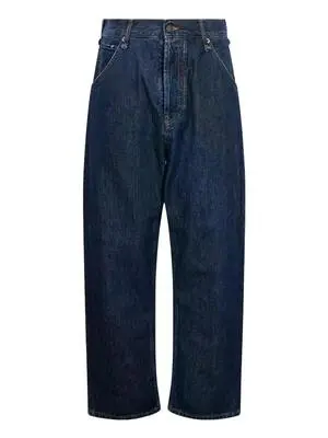 DARKPARK Rivet Detail Straight-leg Jeans - Blue