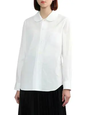 Comme Des Garçons Peter Pan Collar Shirt - White