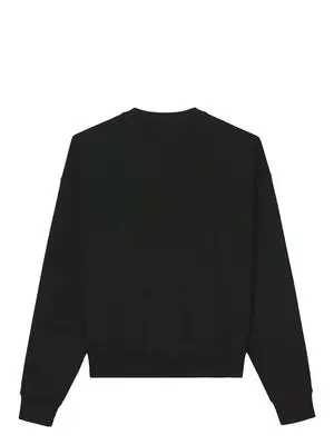 Off-White Logo-print Crew-neck Sweater - Black