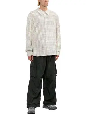 Comme Des Garçons Creased Cargo Pants - Blue