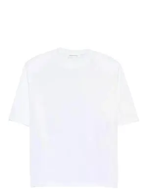 THE FRANKIE SHOP Anira Padded Shoulder T-shirt - White