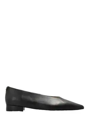 Furla Dora Pointed-toe Ballet Flats - Black