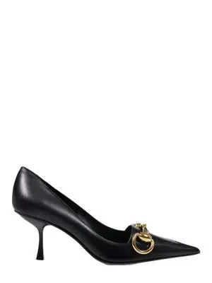 Gucci Boulevard Pumps With Horsebit Detail - Black