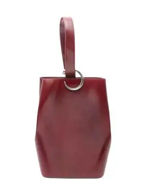 Cartier Bordeaux Leather Panther Shoulder Bag - Red